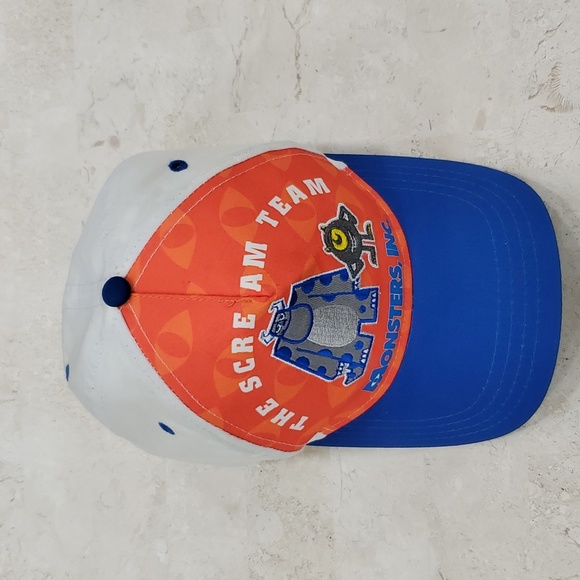 Disney | Accessories | Disney Pixar Monsters Inc Hat Ball Cap Kids Blue ...